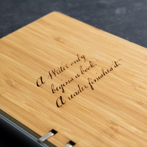 Personalized Wood Notebook - Etsy