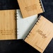 Personalized Wood Notebook - Etsy