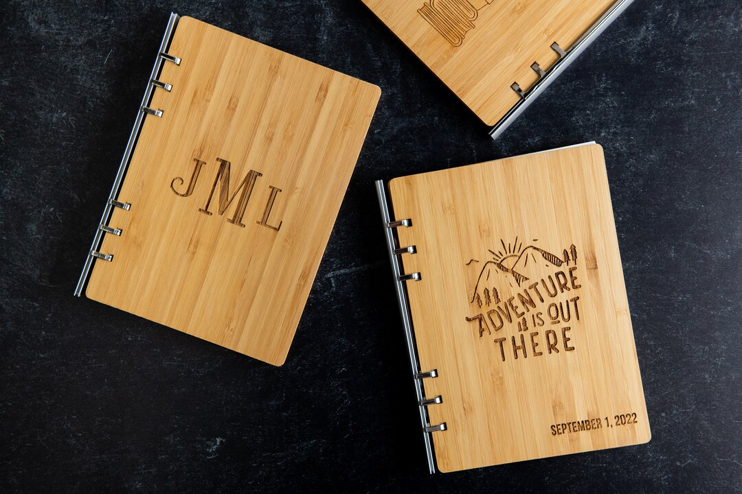 Personalized Wood Notebook - Etsy
