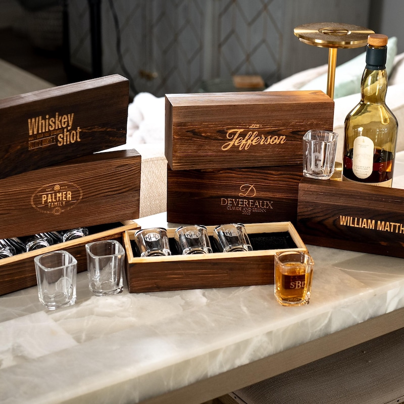 Shot Glass Box - Etsy
