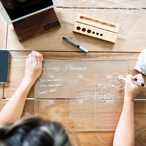 Engraved Laser Cut Acrylic Calendars and To-do Lists - Etsy