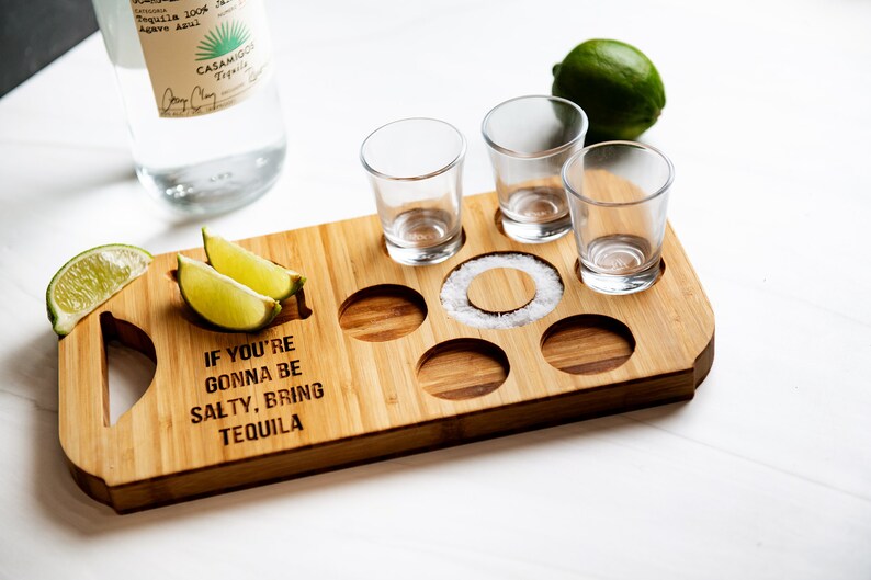 Personalized Round O' Shots Board - Custom Engraving - Etsy
