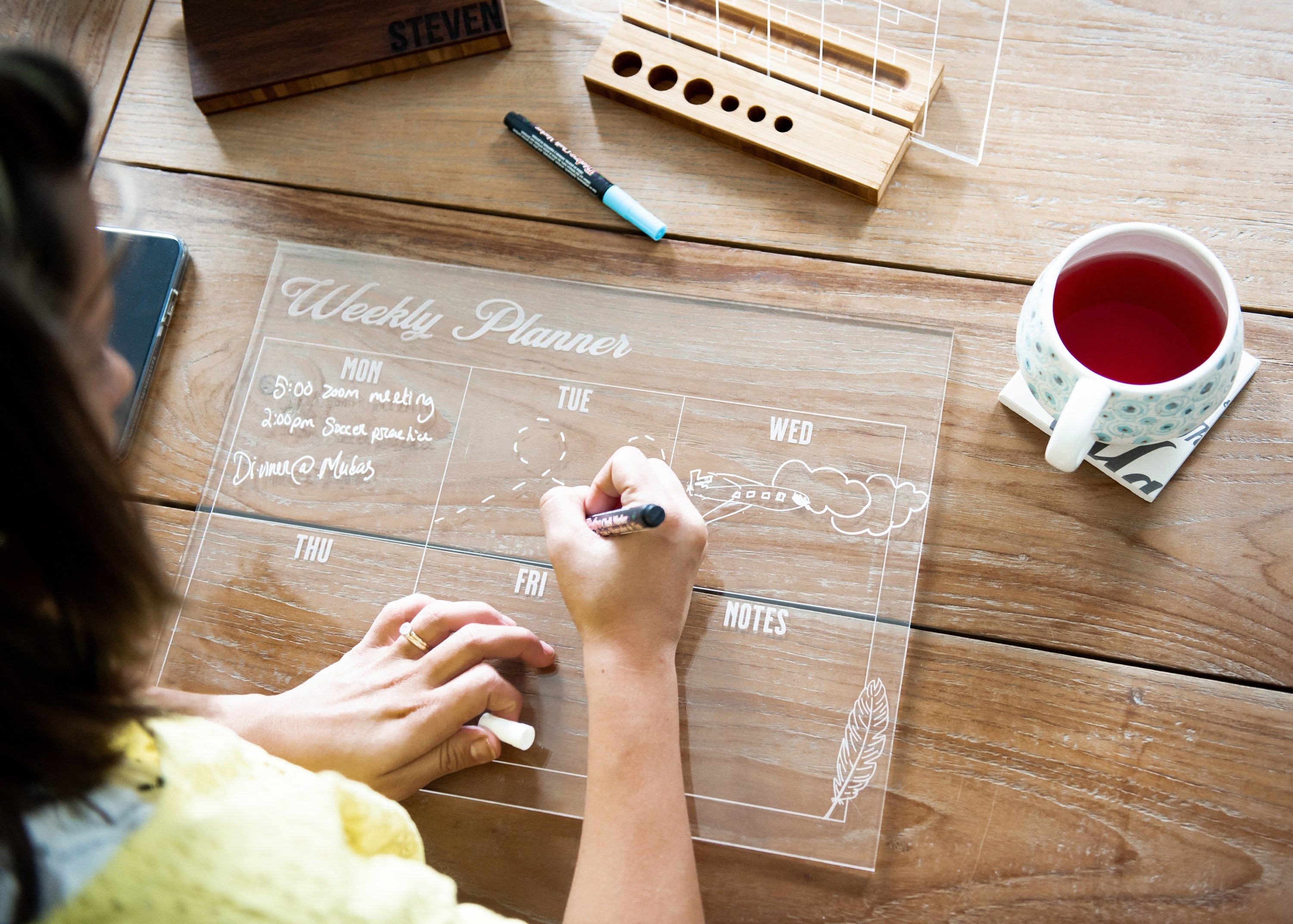 Engraved Laser Cut Acrylic Calendars and To-do Lists - Etsy