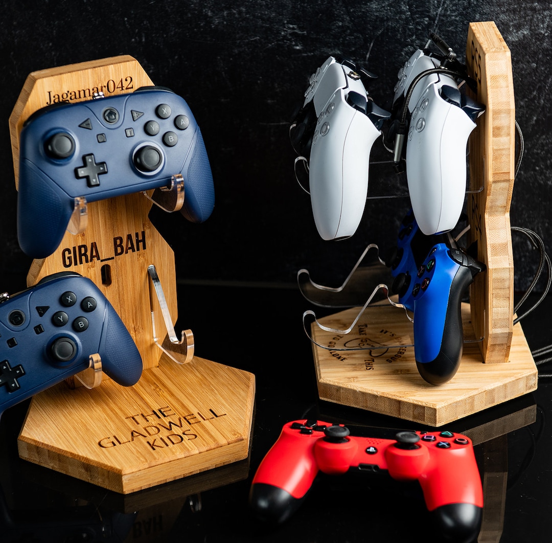 Personalized Controller Home Base Wall Mount for Gaming by Left Coast ...