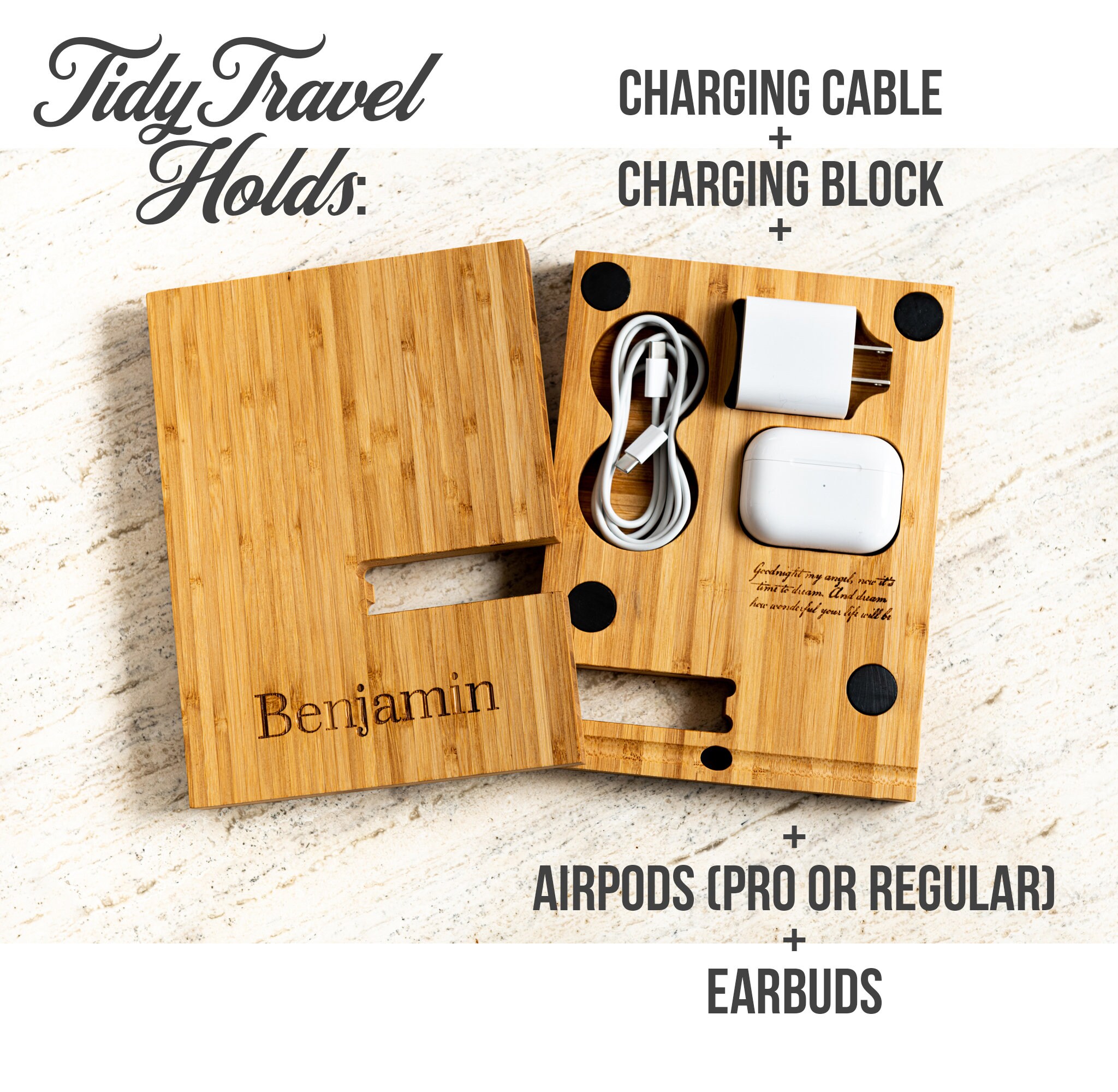 Magnetic Stand Personalized Phone or Tablet Organizer Dock - Etsy
