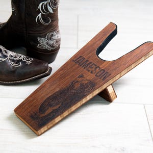 Personalized Boot Jack - Gift for Him - Etsy