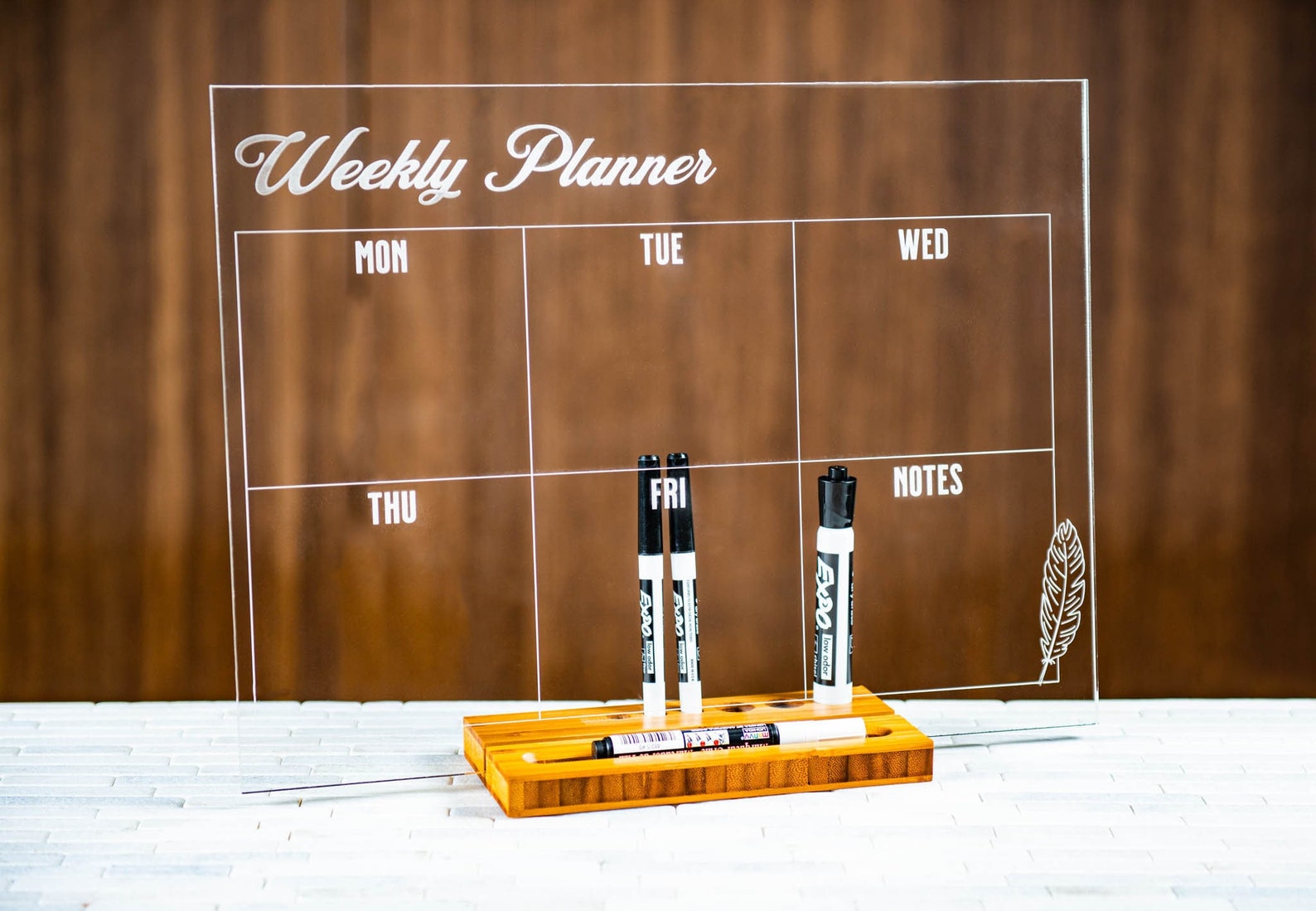 Engraved Laser Cut Acrylic Calendars and To-do Lists - Etsy