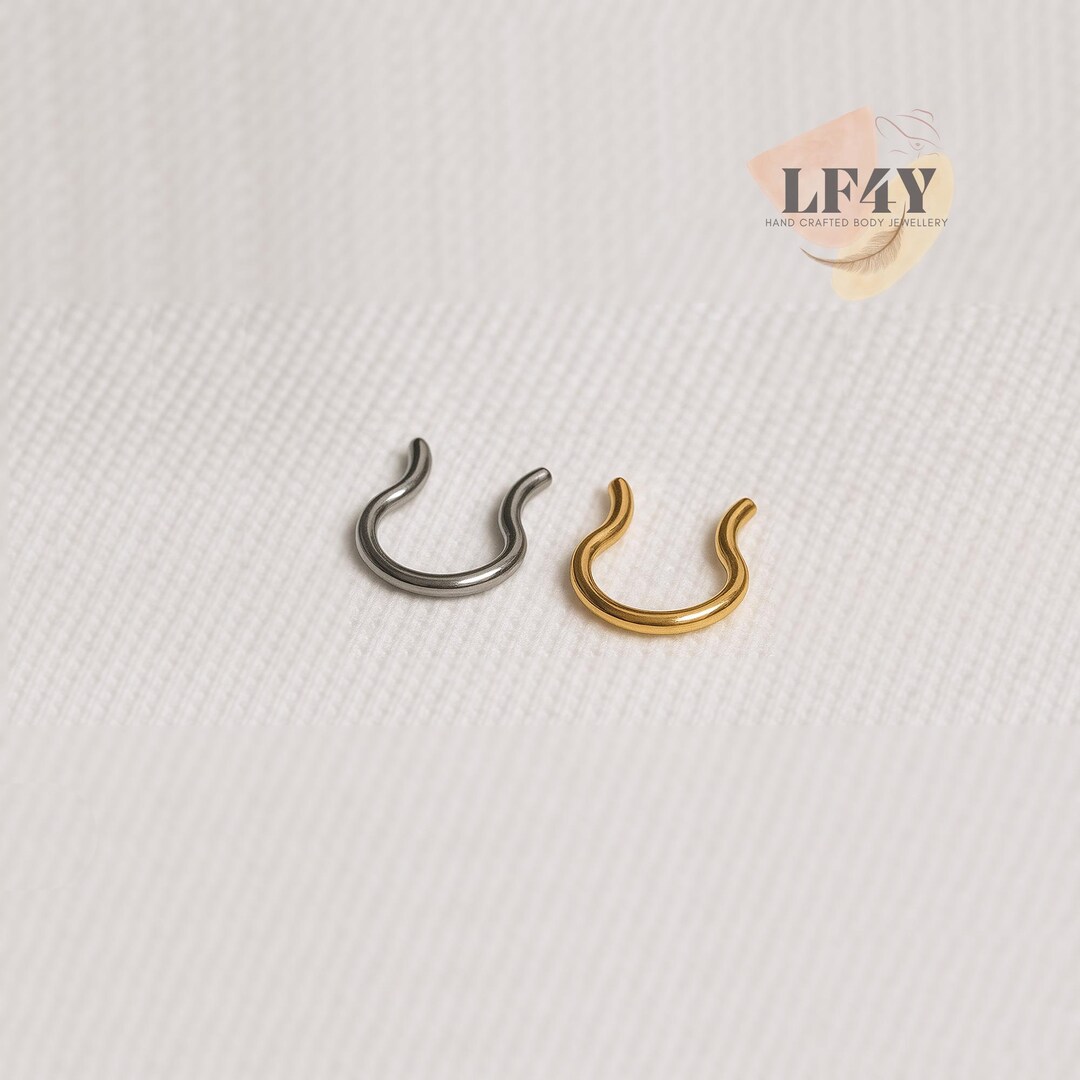 Bell Shape Surgical Steel Septum Retainer: 16/14 Gauge - Etsy UK