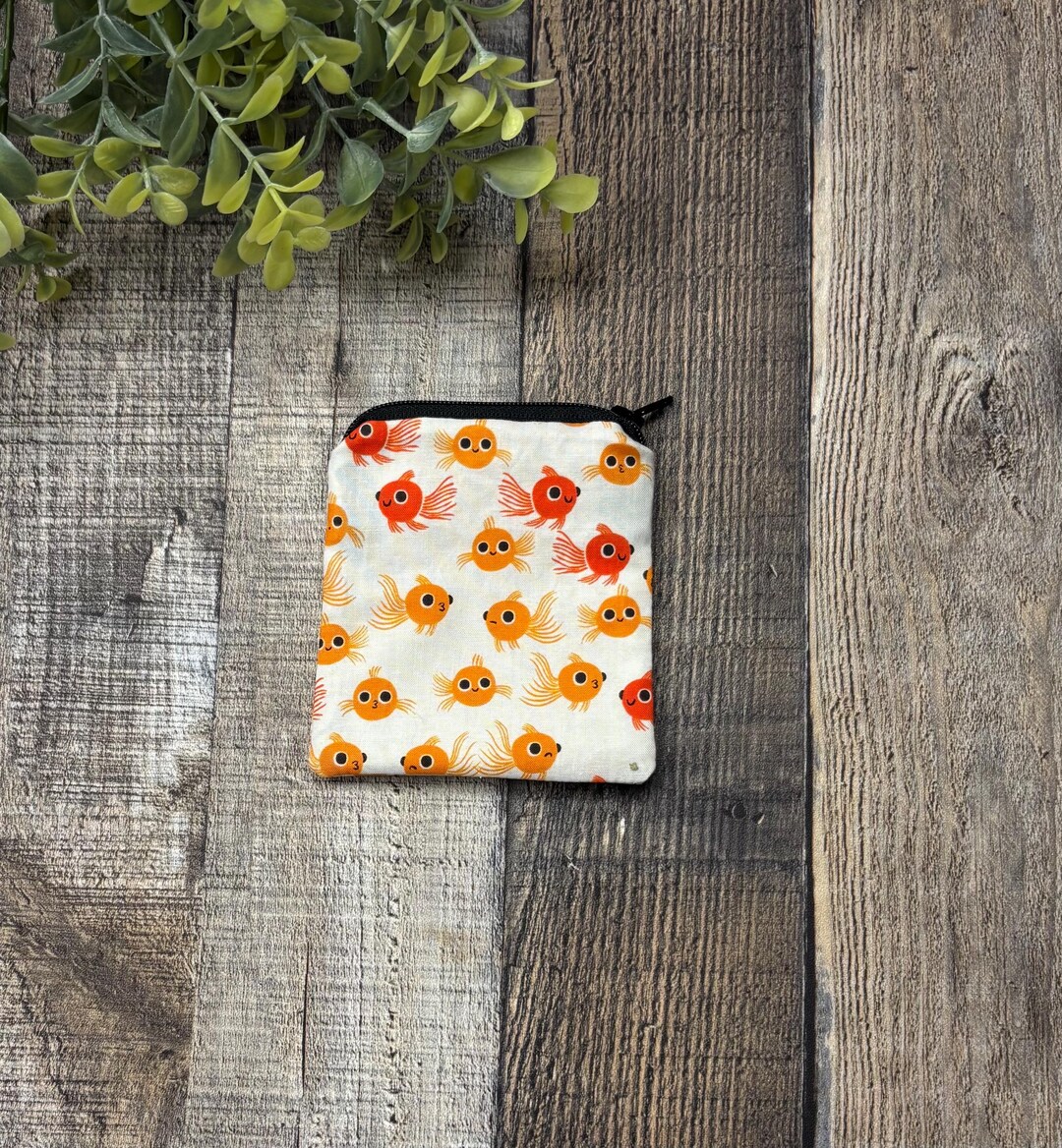 Goldfish Toss Coin Pouch - Etsy