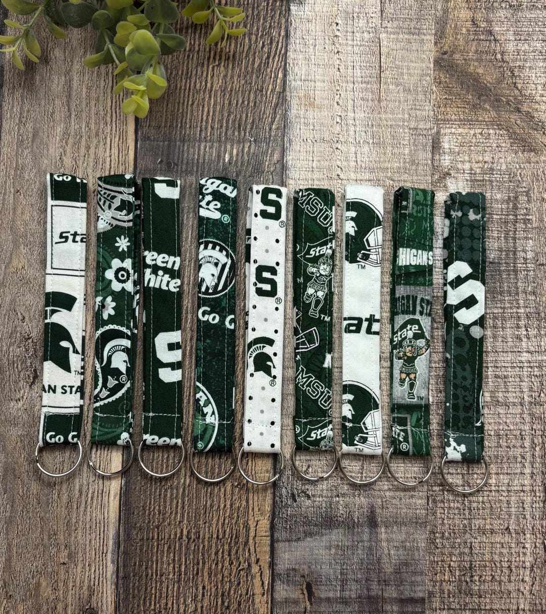 Michigan State University Wristlet Lanyard - Etsy