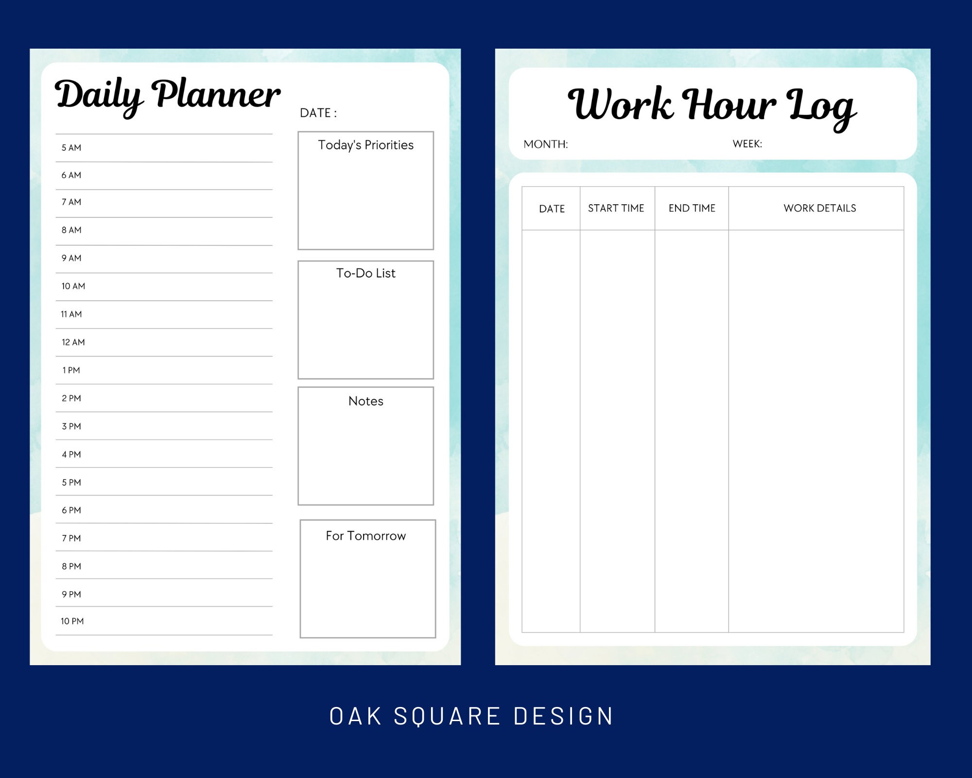Professional Planner and Workbook, Digital Planner, Work Planner ...