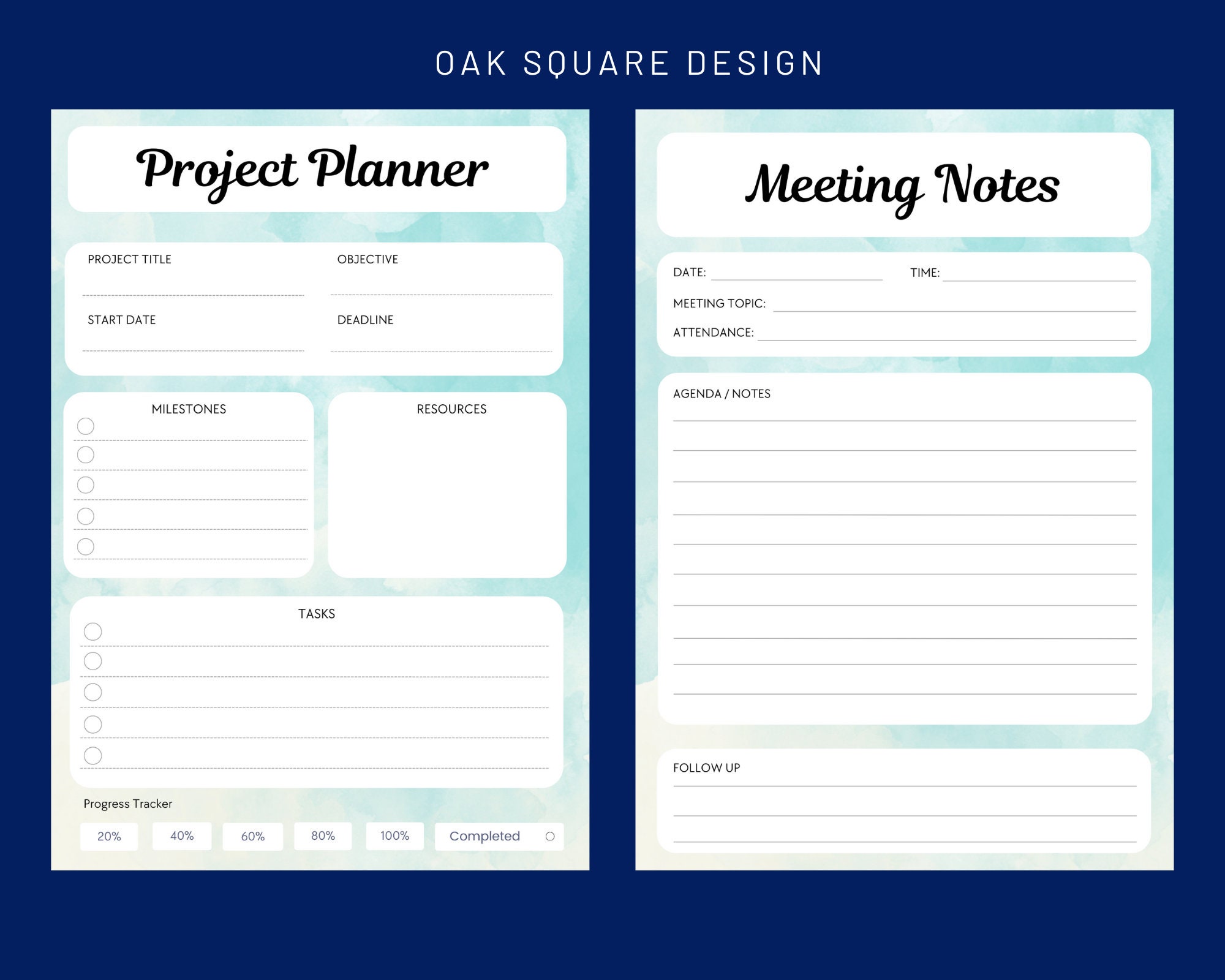 Professional Planner and Workbook, Digital Planner, Work Planner ...