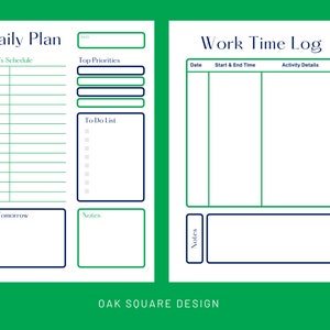 Professional Planner and Workbook, Digital Planner, Work Planner ...