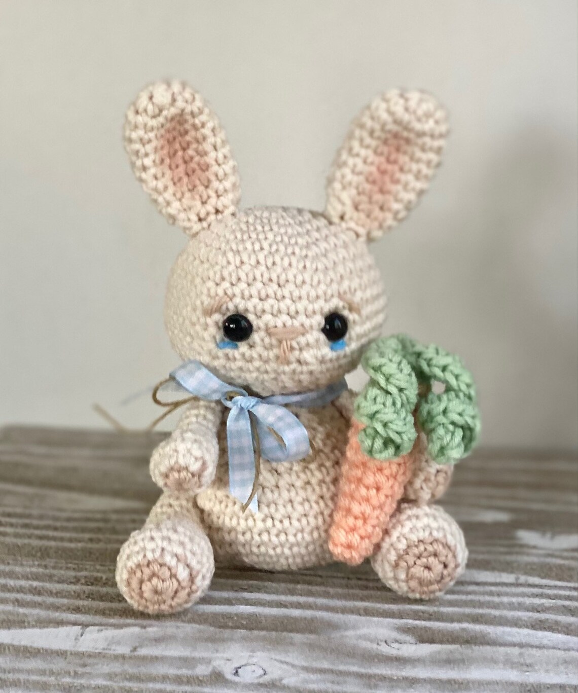 Rustic Bunny Crochet Pattern - Etsy