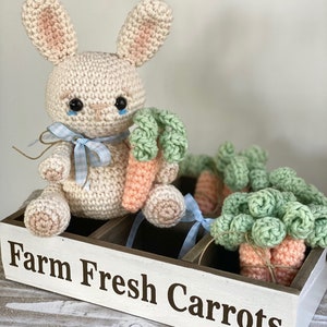 Rustic Bunny Crochet Pattern - Etsy