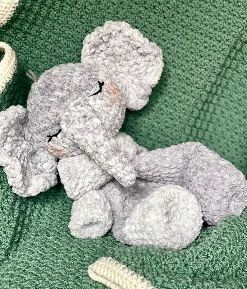 Elephant Lovey Crochet Pattern - Etsy