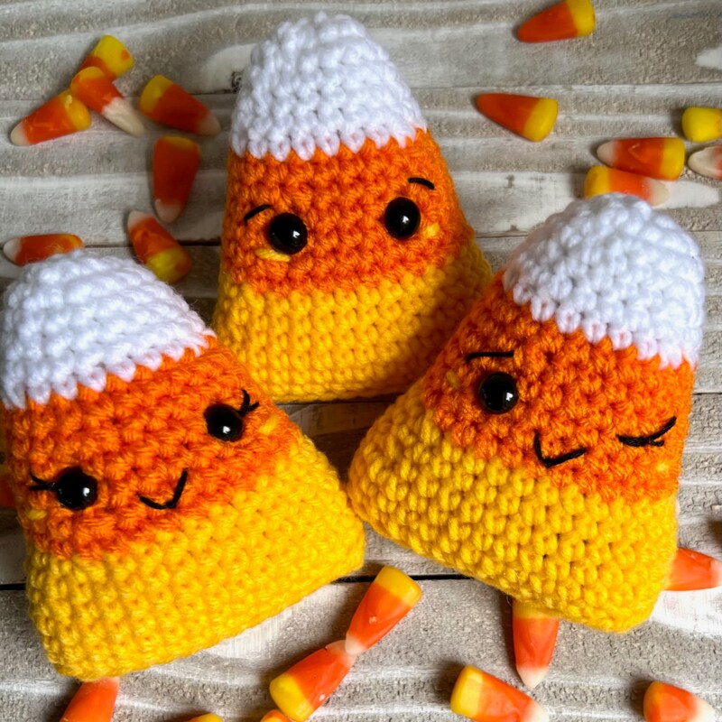 Crochet Candy Corn - Etsy