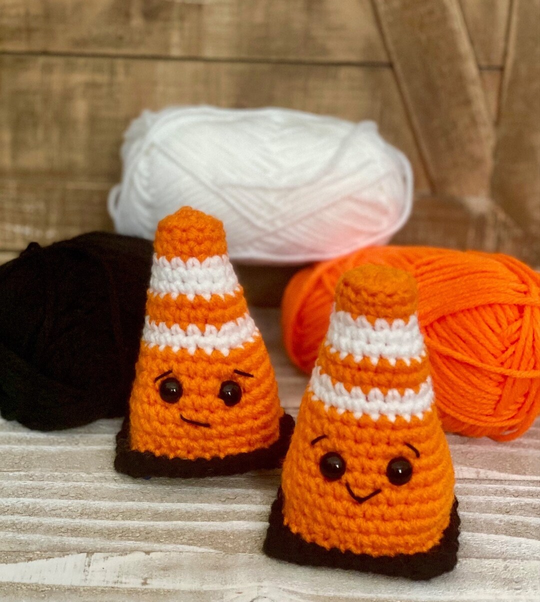 Caution Cone Crochet Pattern - Etsy