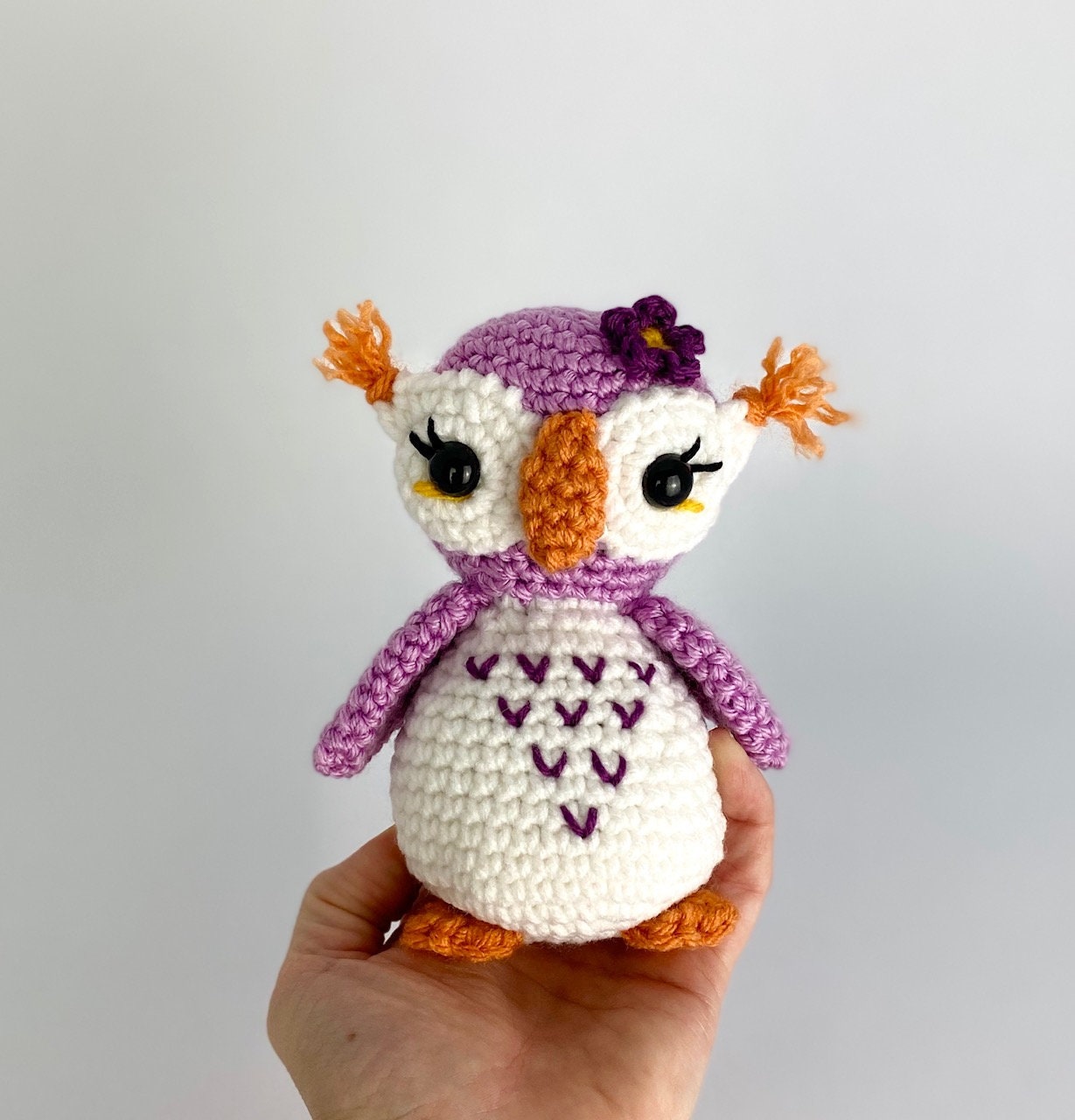 Owl Crochet Pattern - Etsy