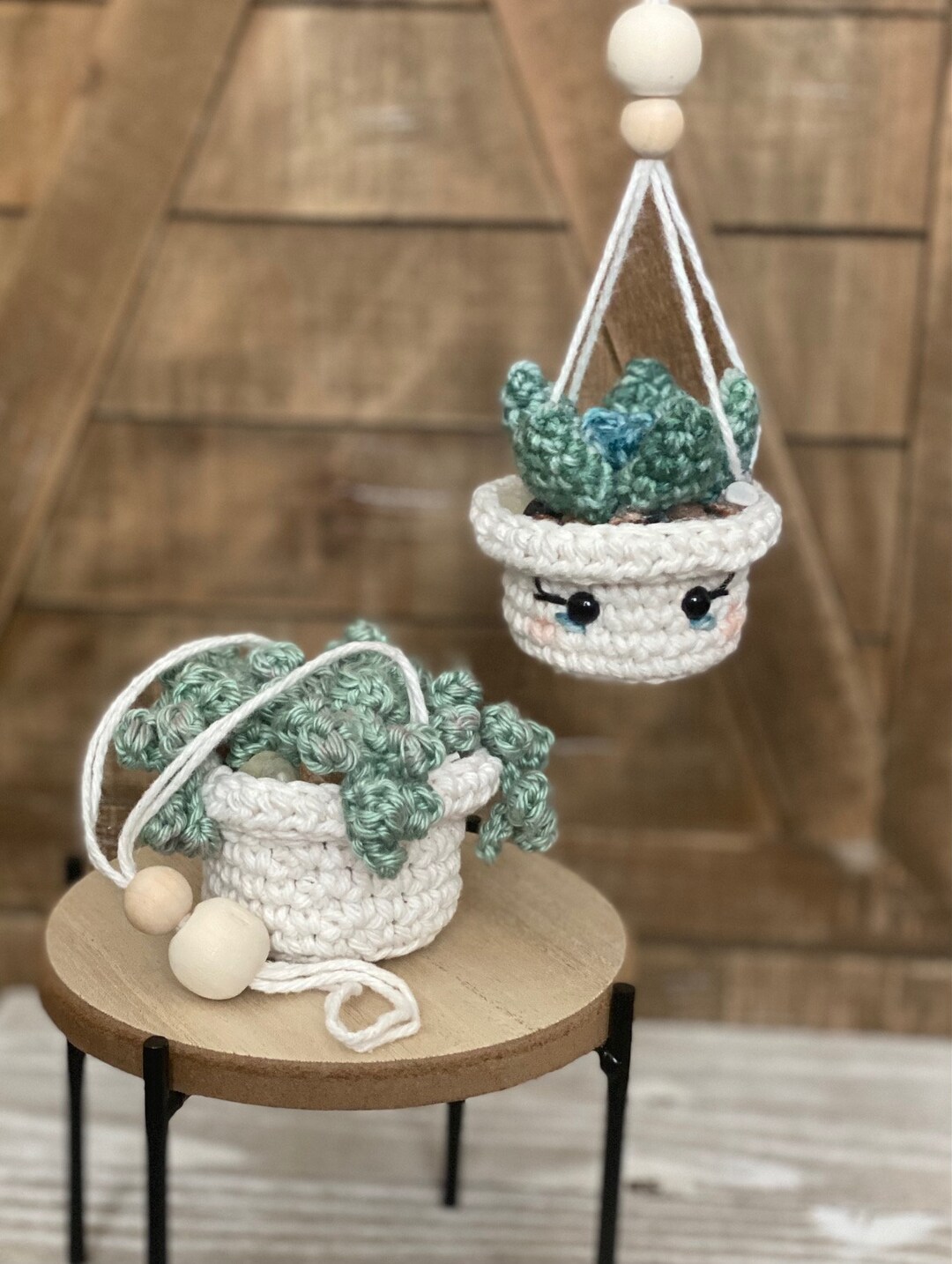 Mini Hanging Succulents Crochet Pattern - Etsy