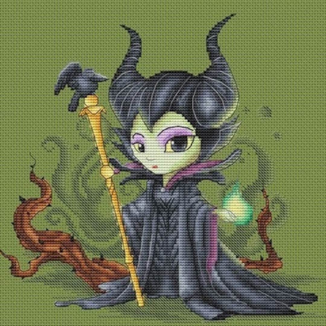 Maleficent Cross Stitch Pattern - Etsy