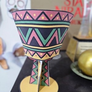 Kwanzaa Unity Cup 3D Craft | Kikombe Cha Umoja | Cut & Glue Printable ...