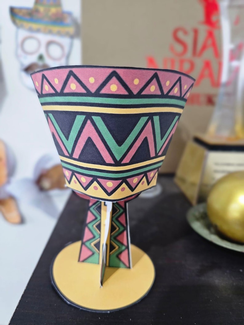 Kwanzaa Unity Cup 3D Craft | Kikombe Cha Umoja | Cut & Glue Printable ...