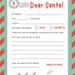 Letter to Santa Fun Pack: Christmas Activity Template (PDF) - Etsy