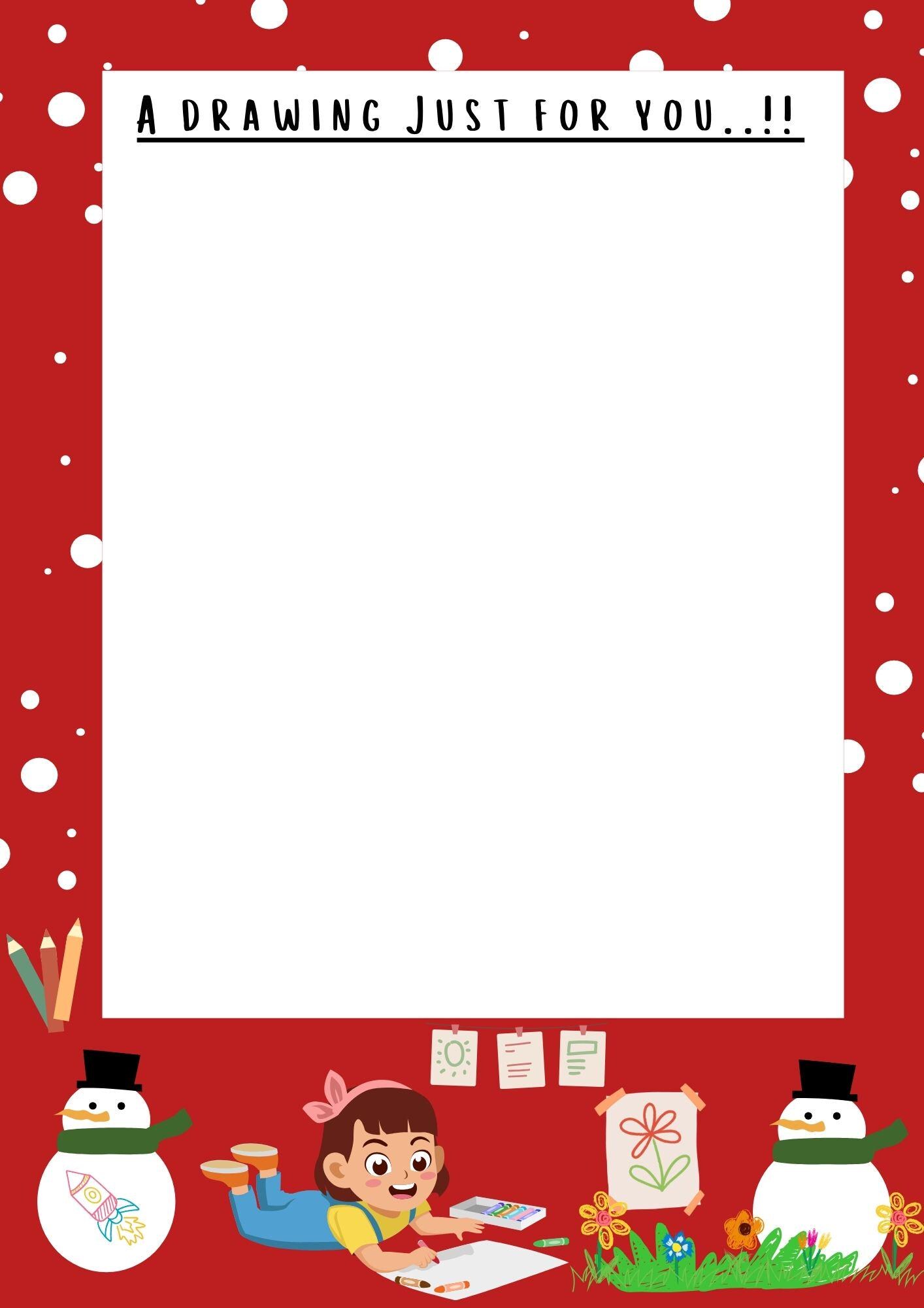 Letter to Santa Fun Pack: Christmas Activity Template (PDF) - Etsy
