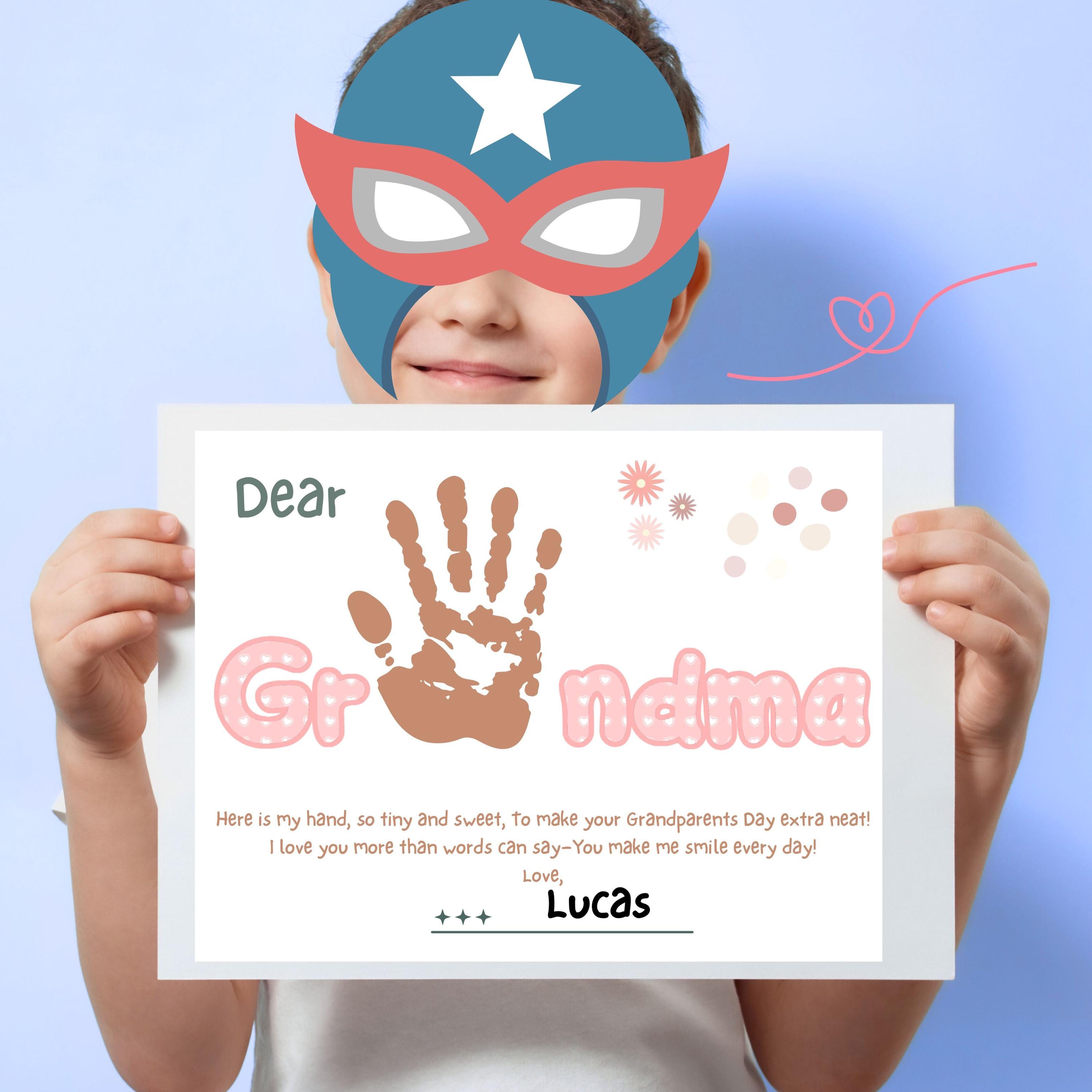 Grandparent’s Day Handprint Craft | Keepsake Poem Activity for Kids ...