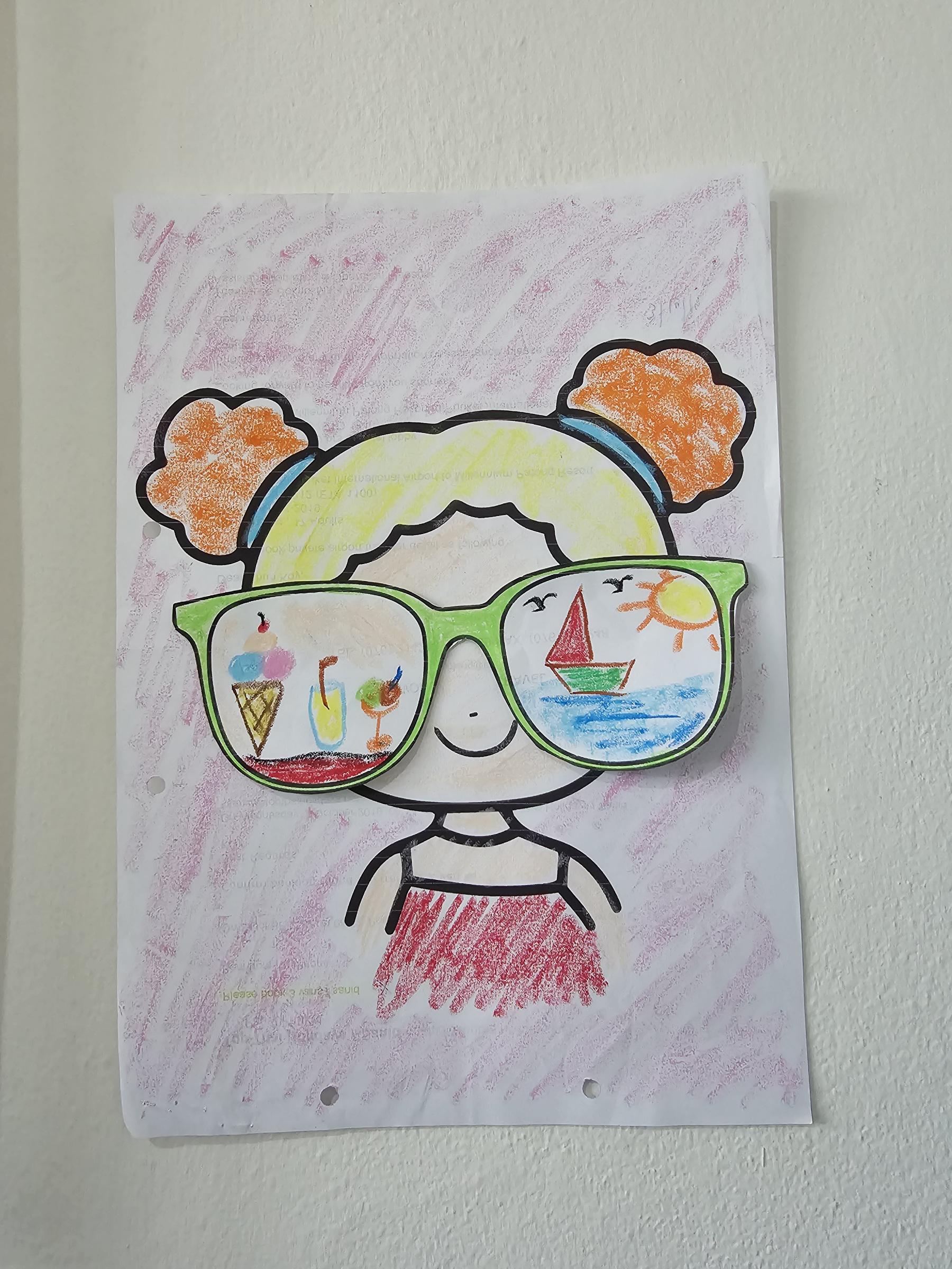 Summer Sunglasses Art Activity: Printable Kids Craft Template (PDF ...
