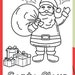 Coloring Pages Christmas Theme With Vocabulary for Kids - Etsy