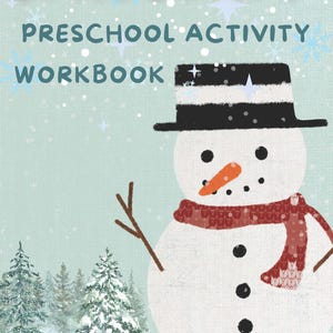 January Preschool Workbook -busy Book-curriculum, Winter Activities ...