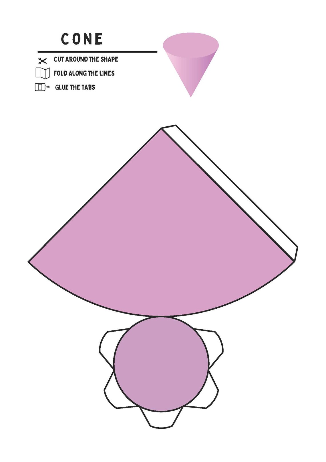 3D Shape Nets: Cut & Fold Paper Craft Geometry (printable File) - Etsy