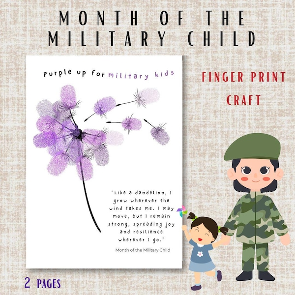Month of the Military Child Bulletin Board - Etsy