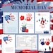 Memorial Day Handprint Craft Bundle: Patriotic Activities (digital ...
