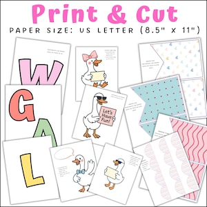 Silly Goose Bulletin Board Kit: Back to School Classroom Decor (digital ...
