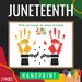 Bundle: Juneteenth Craft Activities Pack – Handprint Art & 1865 Pieces ...