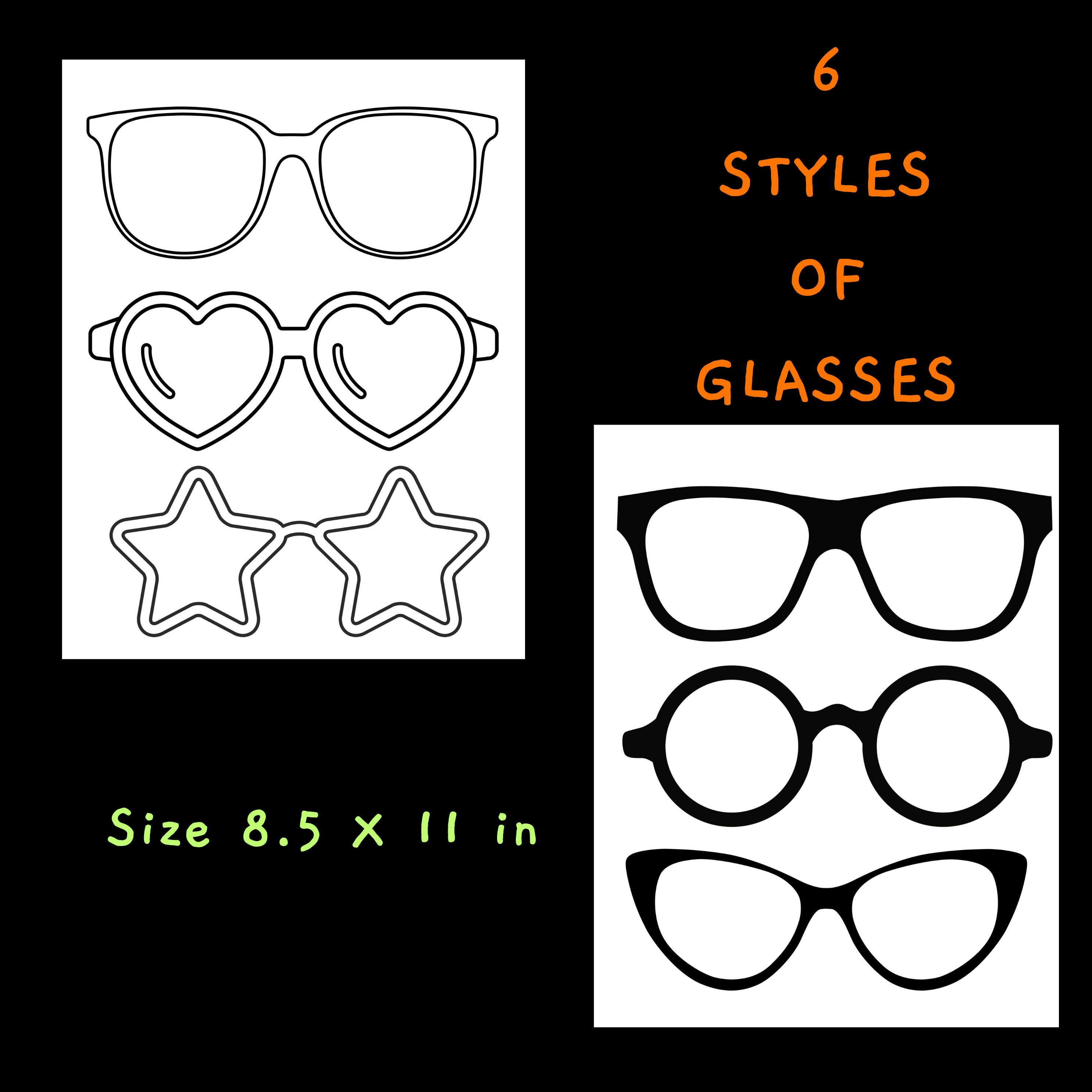 Summer Sunglasses Art Activity: Printable Kids Craft Template (PDF ...
