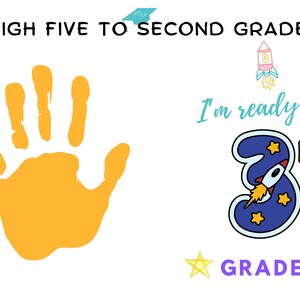 Bundle End of Year Graduation Handprint Art Craft Activity Keepsake ...