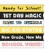 First Day of School Flag Craft: Printable Pennant Banner (digital ...