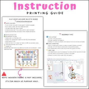 Silly Goose Bulletin Board Kit: Back to School Classroom Decor (digital ...