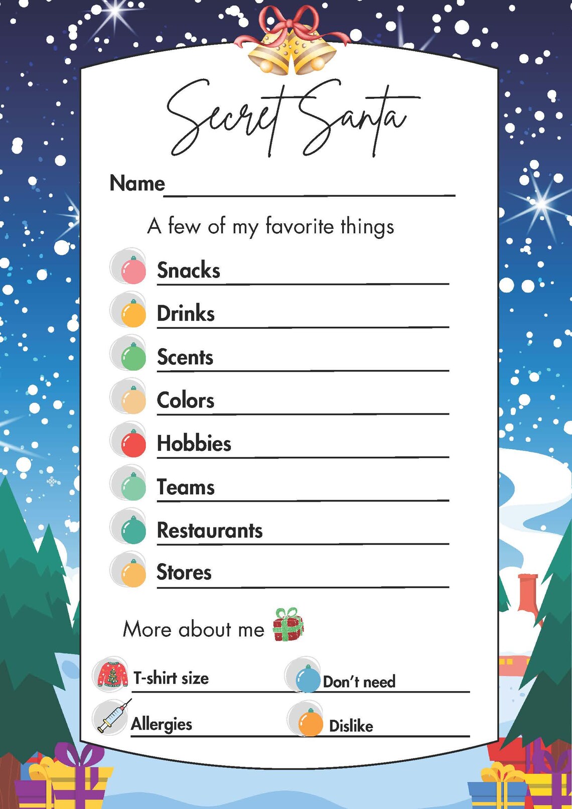 Letter to Santa Fun Pack: Christmas Activity Template (PDF) - Etsy