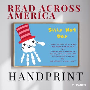 Read Across America Handprint Craft Bundle: Activities (instant ...