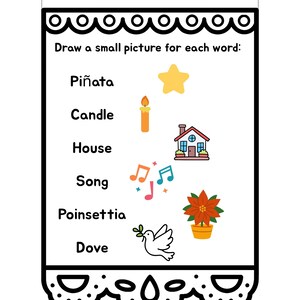 Las Posadas Christmas in Mexico Papel Picado Banner & Literacy Craft ...
