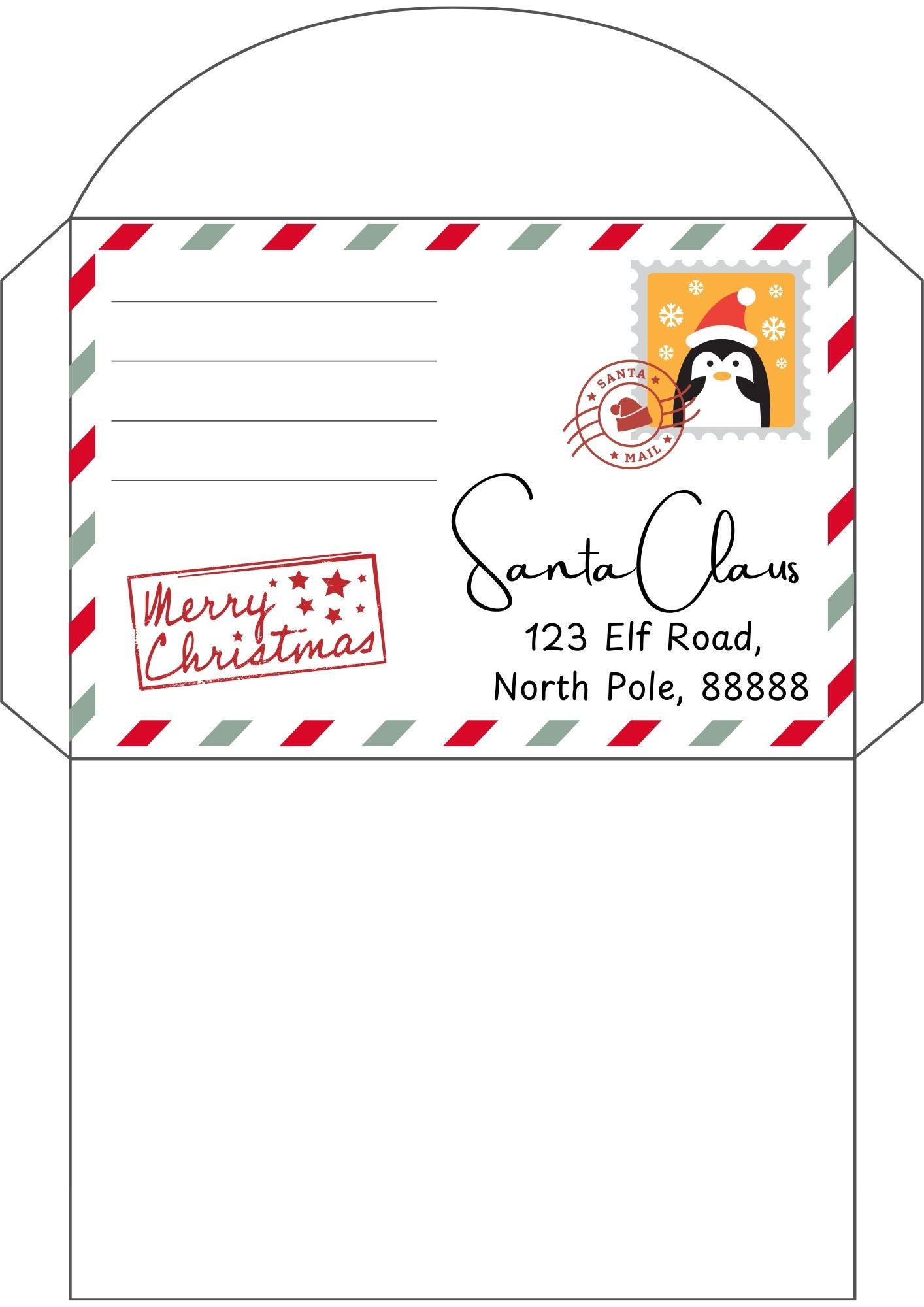 Letter to Santa Fun Pack: Christmas Activity Template (PDF) - Etsy