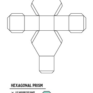 3D Shape Nets: Cut & Fold Paper Craft Geometry (printable File) - Etsy
