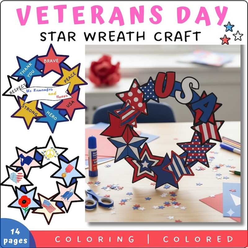 Veterans Day Wreath - Etsy