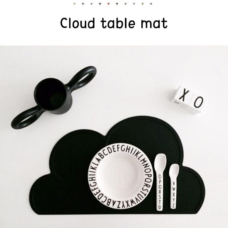 Cloud Table Mat, Kids Placemat, Silicone Mat, Dining Table Mat ...