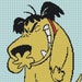 Mutley Laughing Cross Stitch Pattern Only (pdf Jpg Files) Tv Series ...